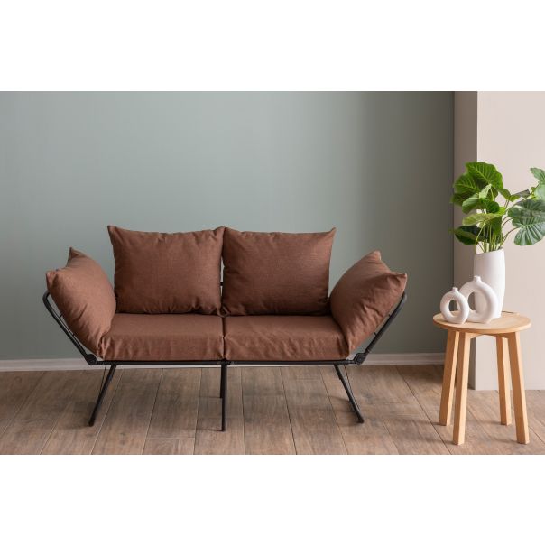 ATELIER DEL SOFA Dvosed Viper, braon