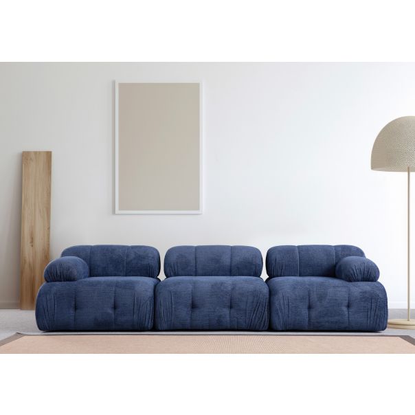 ATELIER DEL SOFA Trosed Petite 3, tamnoplava