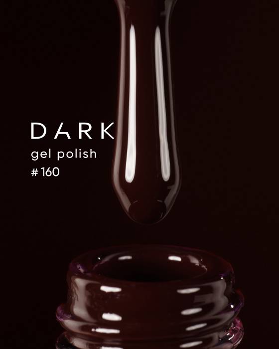 DARK GEL POLISH 160, 10 ML