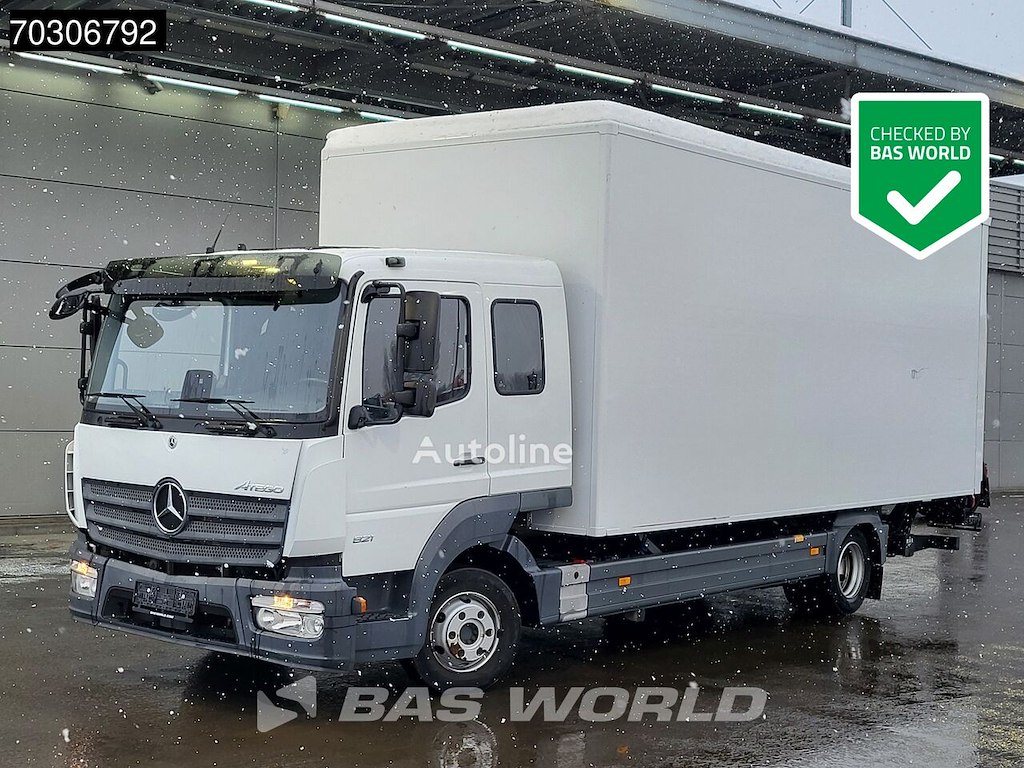 Mercedes-Benz Atego 821 4X2 8tonner Automatic crewcab 6 seats 1000kg Ladebordw kamion furgon