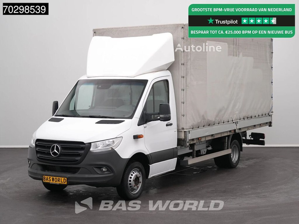 Mercedes-Benz Sprinter 519 CDI 3.0L V6 Automaat 484cm Dubbellucht Huif Bakwage kamion s ceradom