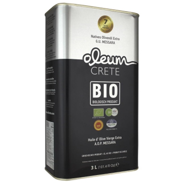 BIO Organsko ekstra devičansko maslinovo ulje 3l Oleum Crete