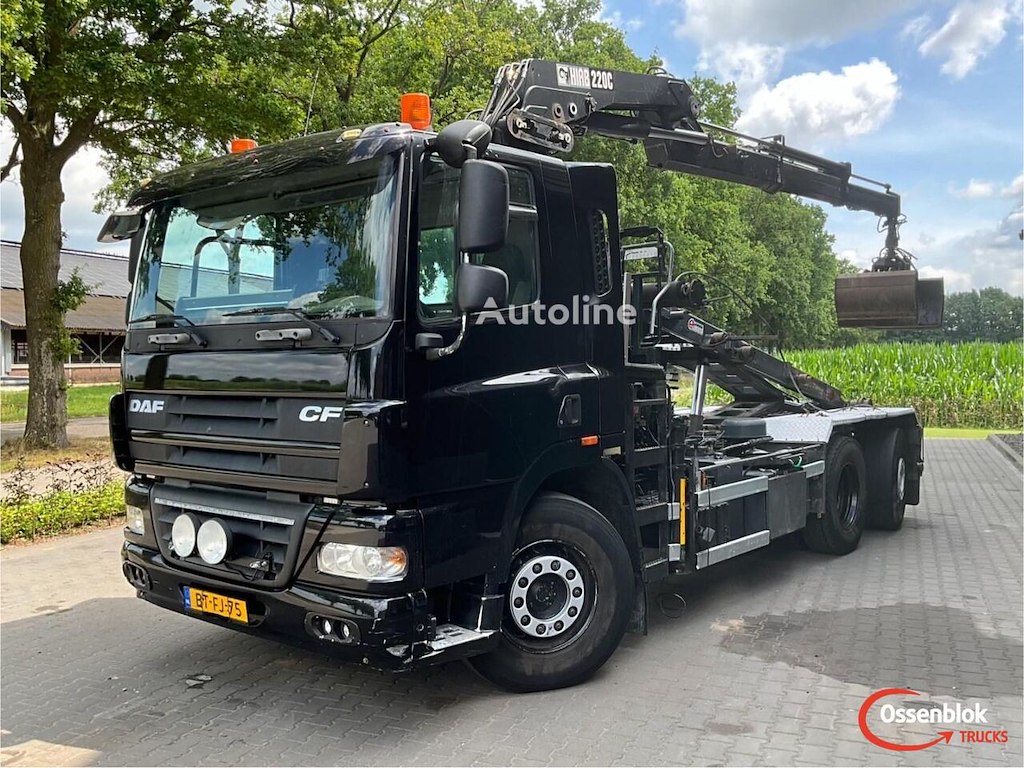 DAF FAN CF85.360 6x2 Euro 5 handgeschakeld met NCH 20t kabelsysteem kamion sa kukom za podizanje tereta