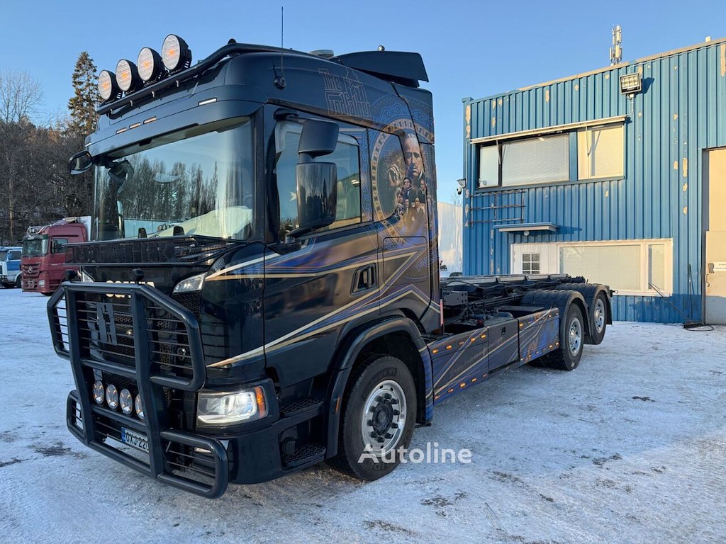 Scania G 500 6x2 next gen top condition full option kamion sa kukom za podizanje tereta
