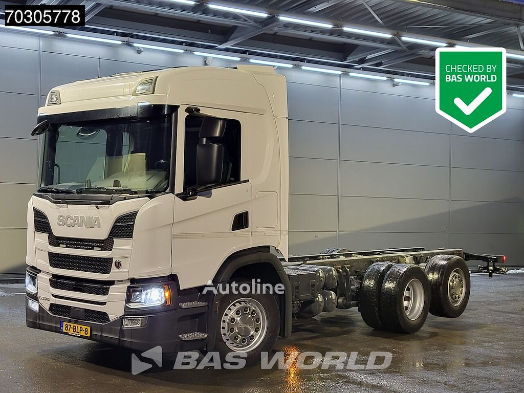 Scania G 370 G 6X2 NL-Truck chassis Lift+Steering axle Automatic Euro 6 kamion šasija