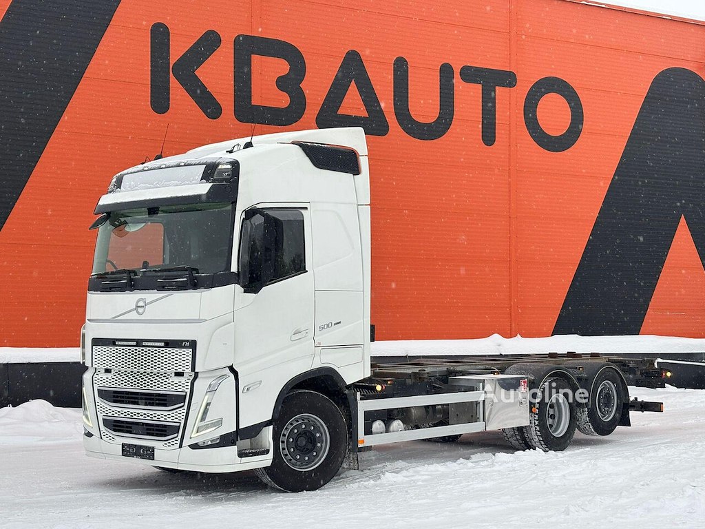 Volvo FH 500 6x2*4 9 TON FRONT AXLE / RETARDER vozilo za prevoz kontejnera