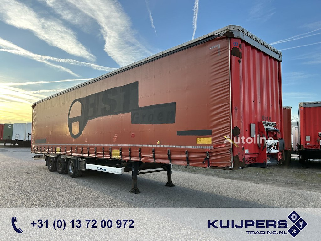Krone Profi Liner / Mega / Curtainside poluprikolica sa kliznom ceradom