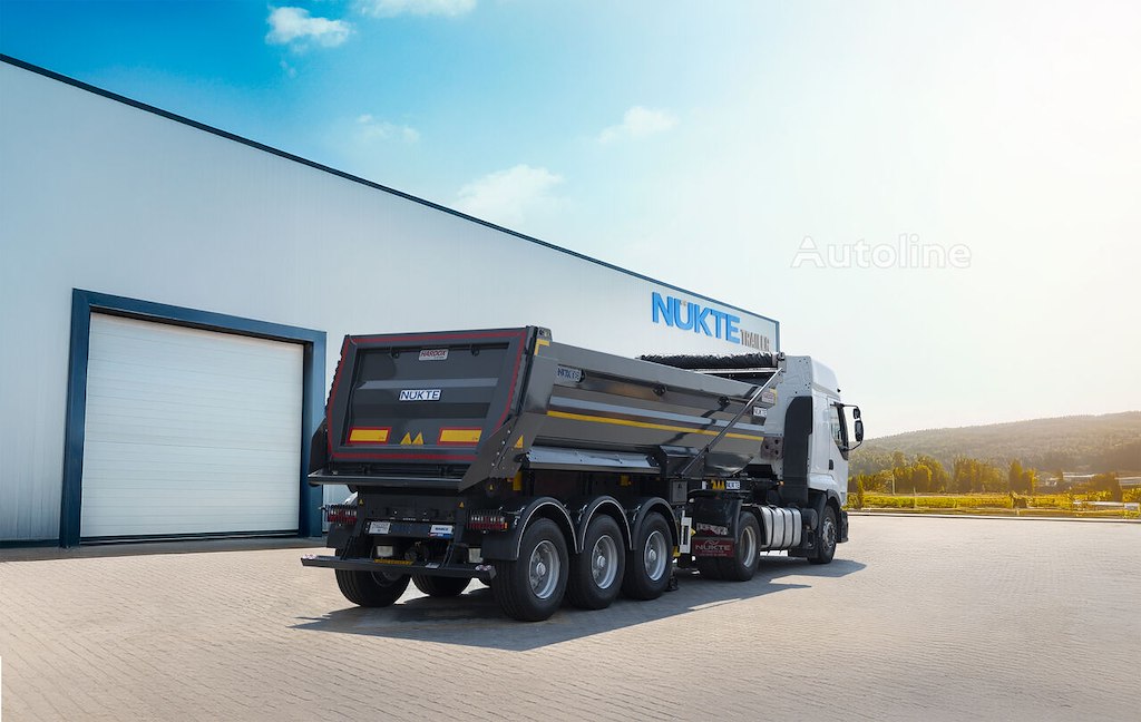 Nova Nükte Trailer 32m3 Half-Pipe Tipper Semi-Trailer poluprikolica kipera