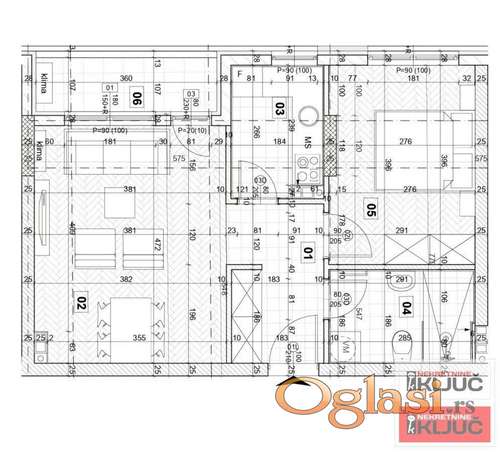 KOD LIDL-A, 48m2, Dvosoban sa pdv, Izgradnja