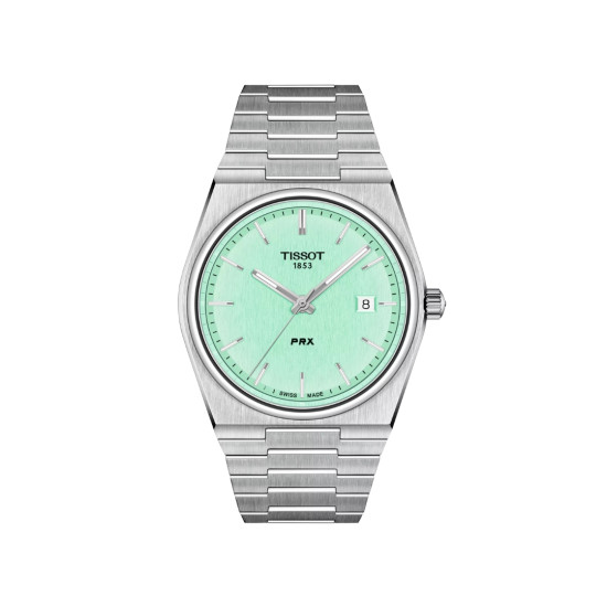 TISSOT T1374101109101 PRX 40mm turquoise dial 10ATM