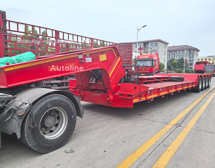 Nova Titan 100 Ton Gooseneck Lowboy Trailer for Sale poluprikolica sa niskom platformom