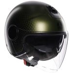 AGV ETERES JET KACIGA ANDORA MAT ZELENO CRNA