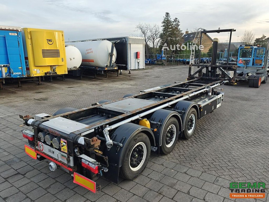 LAG O-3-CC 3 Axles MB - 30FT Tipping Chassis - Rotary Feeder - Coole poluprikolica za prevoz kontejnera
