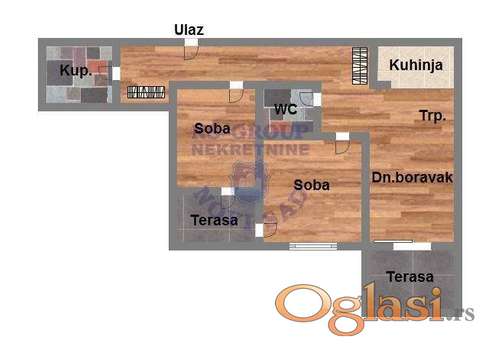 ~ Komforan trosoban stan sa PDV-om ~ 67m2