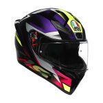 AGV K1 KACIGA FASTLAP CRNO LJUBICASTA