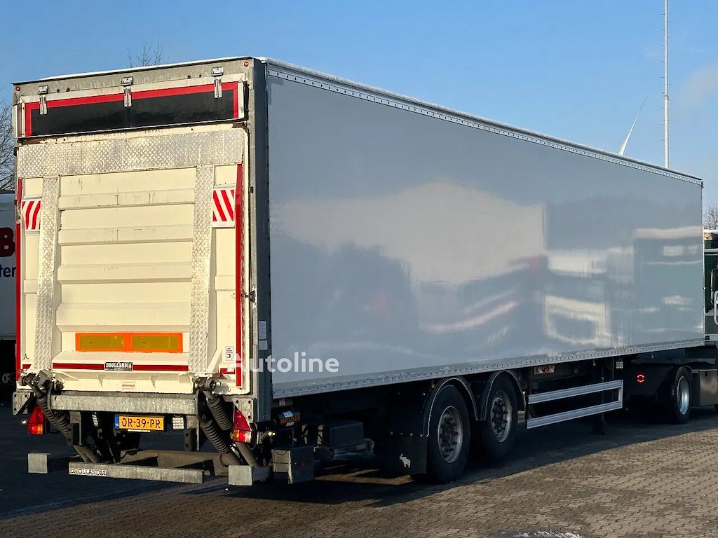 Fruehauf 2 Assige Gesloten Trailer / SAF-Disc / Lift-As / Laadklep / Apk furgon poluprikolica