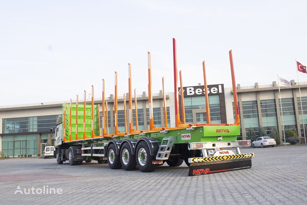 Nova Nova New - Timber Transport Semi Trailer - 2026 - Domex Bunks poluprikolica za prevoz drva