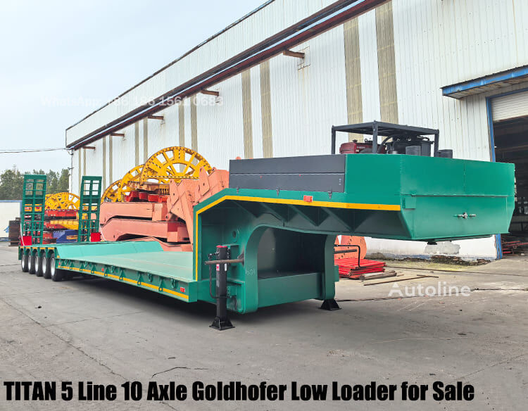 Nova Titan 120 Ton Goldhofer Low Loader for Sale modularna poluprikolica