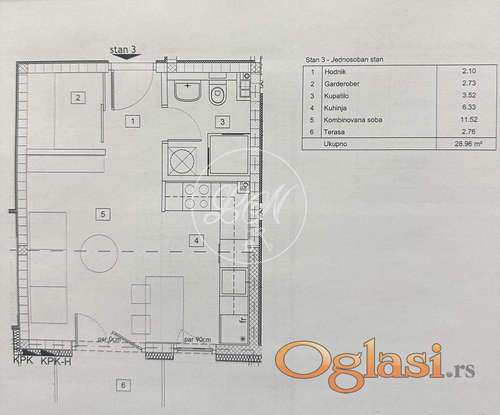 Zvezdara, novogradnja, 1.0, useljiv krajem 2026, ID#1272