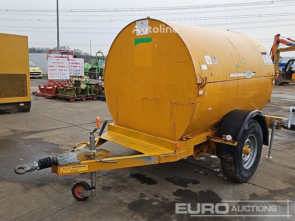 Prodaje se Trailer Engineering 2140 Litre Single Axle Bunded Fuel Bowser, Manual Pump rezervoar za skladistenje goriva na aukciji