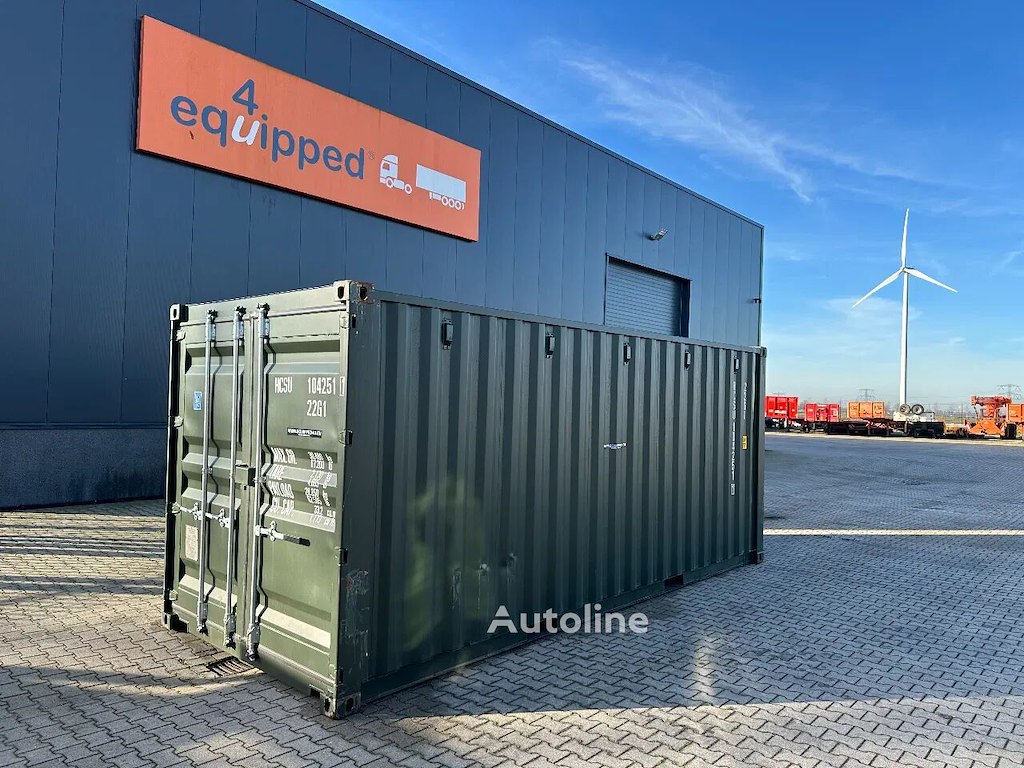 Onbekend TOP 20FT DV 8'6" containers ONE-WAY, darkgreen kontejner 20 stopa