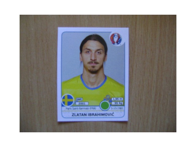 Euro 2016 Panini sličica broj 567 Ibrahimović