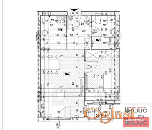 DETELINARA, 38m2, Jednoiposoban sa pdv