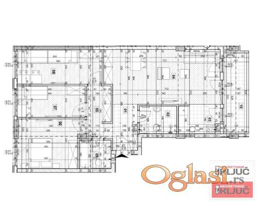 DETELINARA, 93m2, Četvorosoban sa pdv