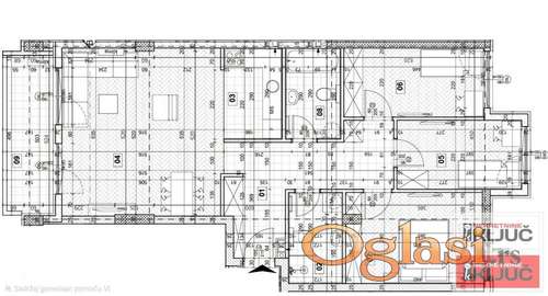 DETELINARA, 92m2, Četvorosoban sa pdv