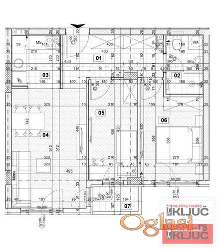 DETELINARA, 53m2, Dvoiposoban sa pdv