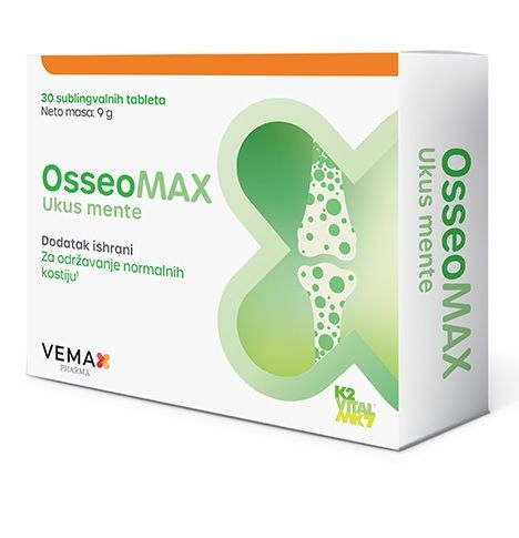 OSSEOMAX MENTA, 30 TABLETA