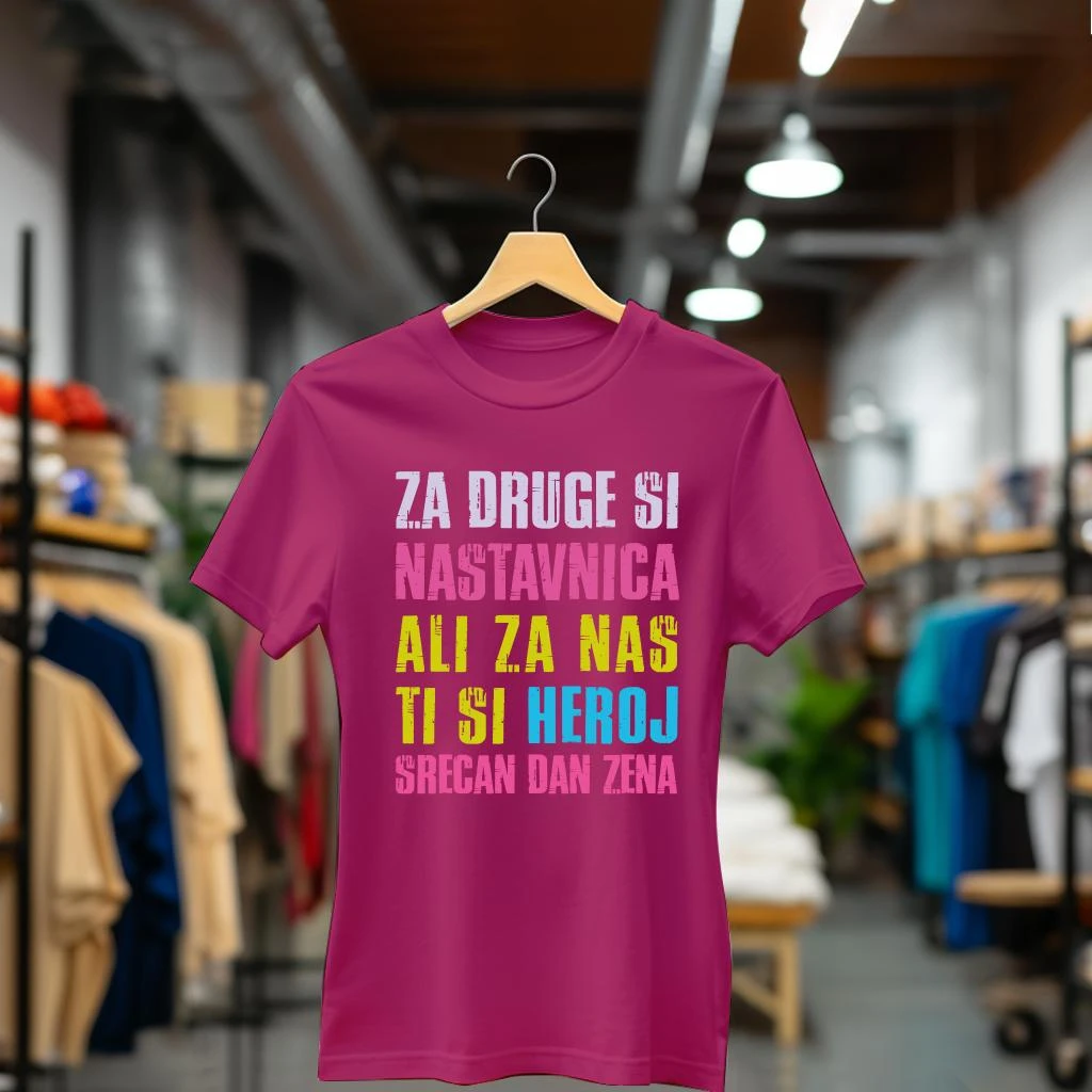 Camiseta Majica sa štampanim printom Cam 109, Ženska, Ružičasta