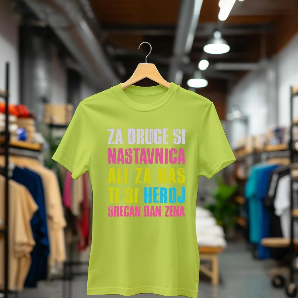 Camiseta Majica sa štampanim printom Cam 109, Ženska, Limeta