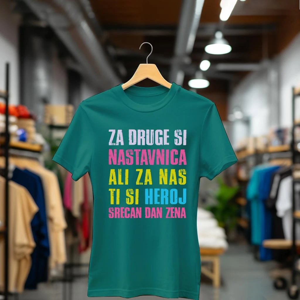 Camiseta Majica sa štampanim printom Cam 109, Ženska, Bambus