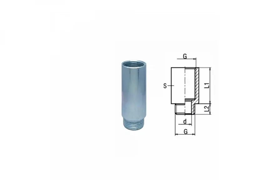 Vodovodni produžetak 1/2''x30 mm