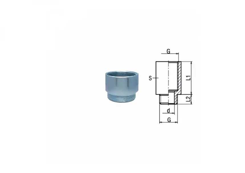 Vodovodni produžetak 3/4''x10 mm