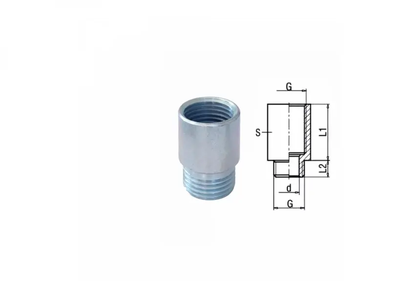Vodovodni produžetak 3/8''x20 mm