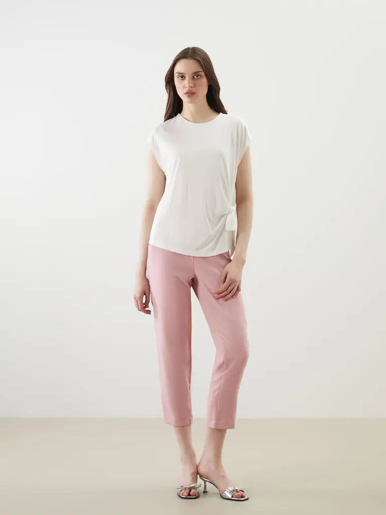 LC Waikiki Ženske pantalone, S5LA15Z8-FHR, Regular, Roze