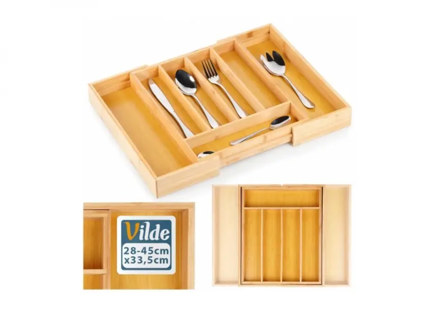 Vilde 229196 - Podesivi organizator za escajg 28-45x33.5 cm