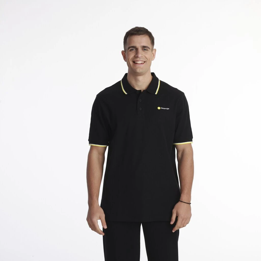 Slazenger Muška polo majica Logo, Crna