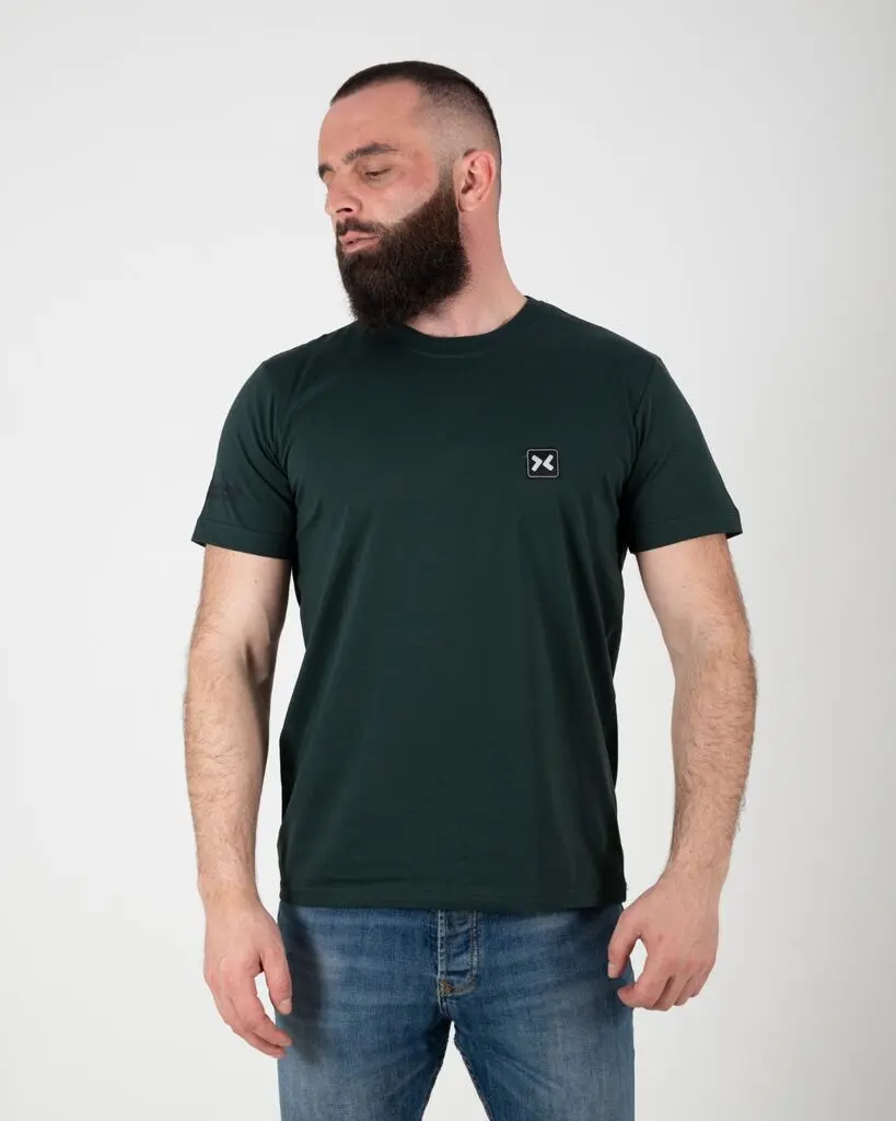 No Copy Muška majica Okruglina 02, Zelena