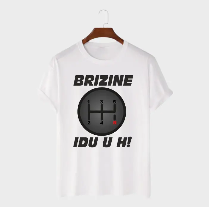 MAFIMI Majica Brzine idu u H, Bela