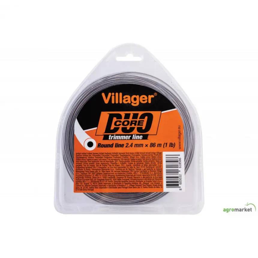 Silk za trimer 3.0mm X 55m (1LB) - Duo core - Okrugla nit Villager