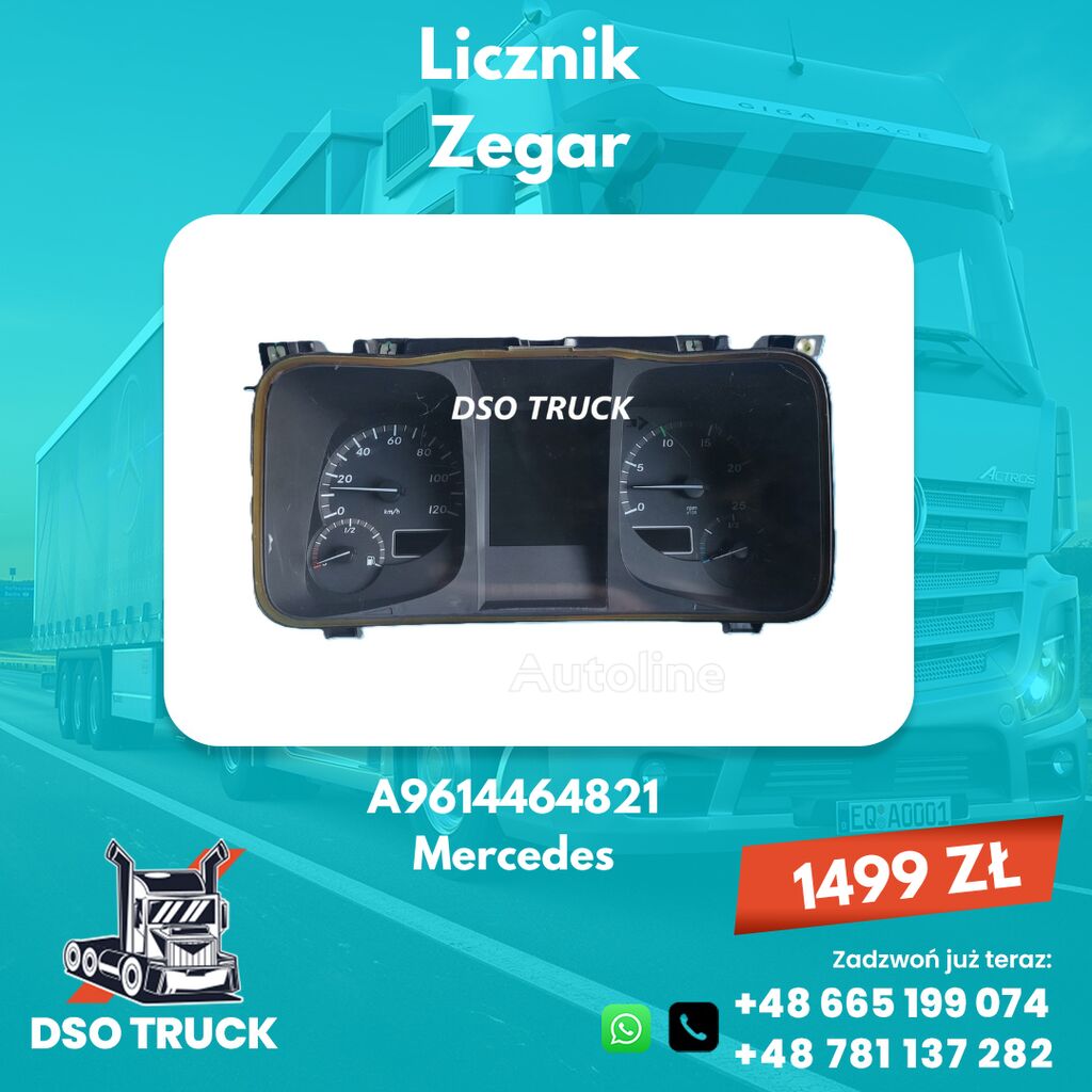 Mercedes-Benz A9614464821 instrument tabla za Mercedes-Benz ACTROS AXOR ATEGO kamiona