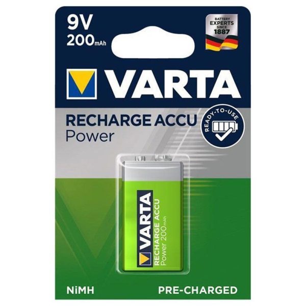 BAT NI-MH 9V/200MAH-VAR C611