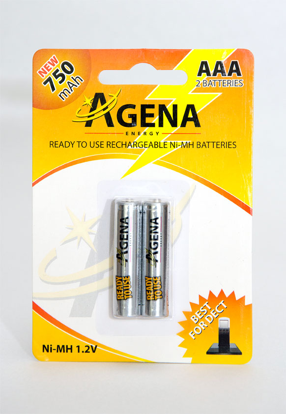 BAT NI-MH R3/750MAH-AG 5186