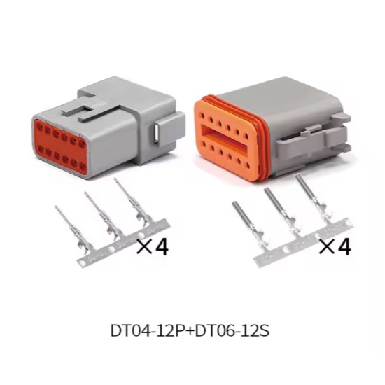 KON DT06-12S+DT04-12P E0822
