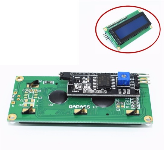 LCD 16X2-BL BLUE I2C 8843