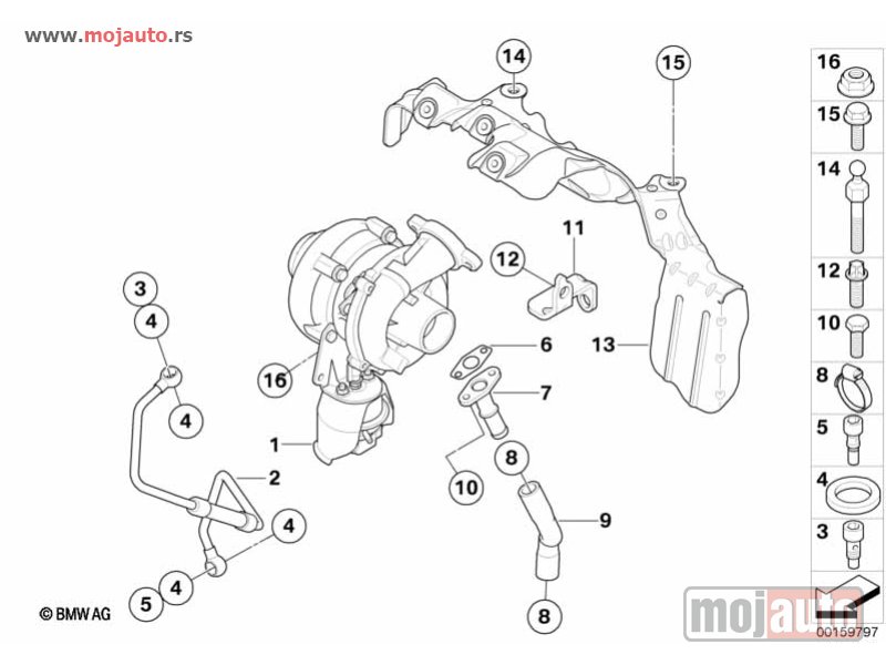 Mini Cooper 1.6D Cev Turbine 07-10,NOVO