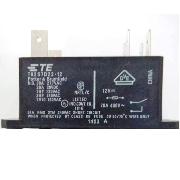 RELE 12VDC/30A T92S7D22-1 E0271